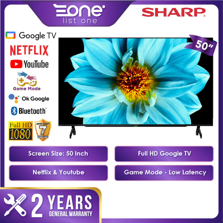 【24H Ship Out】Sharp 50 Inch AQUOS Full HD Google TV 2TC50EG1X (New ...