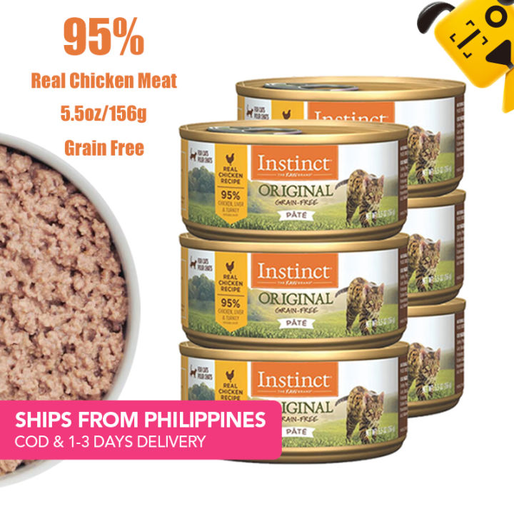 Instinct Original Grain-Free Real Chicken Recipe Natural Wet Canned Cat Food 5.5 Oz/156g | Lazada PH