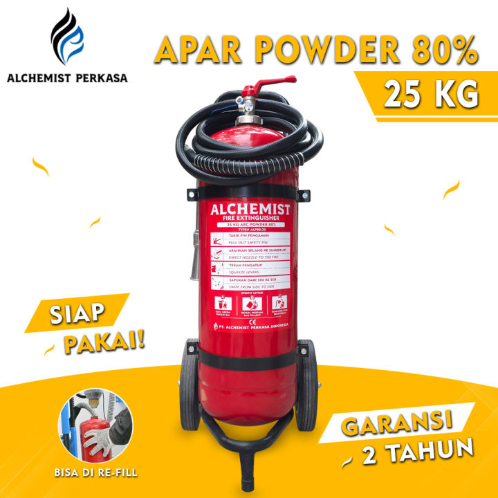 APAR 25 KG Isi ABC Powder 80% CE - Full Set - Siap Pakai | Lazada Indonesia