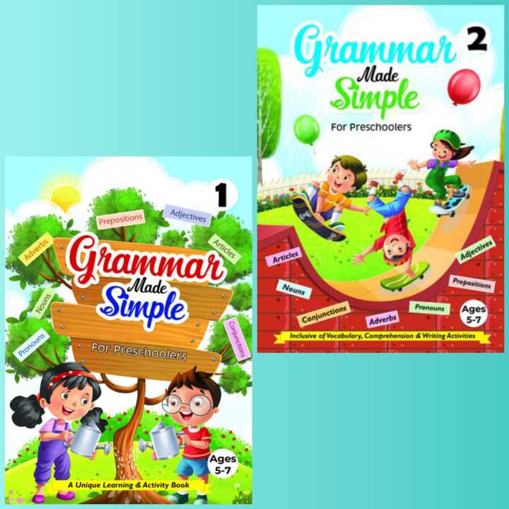 Grammar made simple for preschoolers 5-7 years prasekolah tadika kemas | Lazada