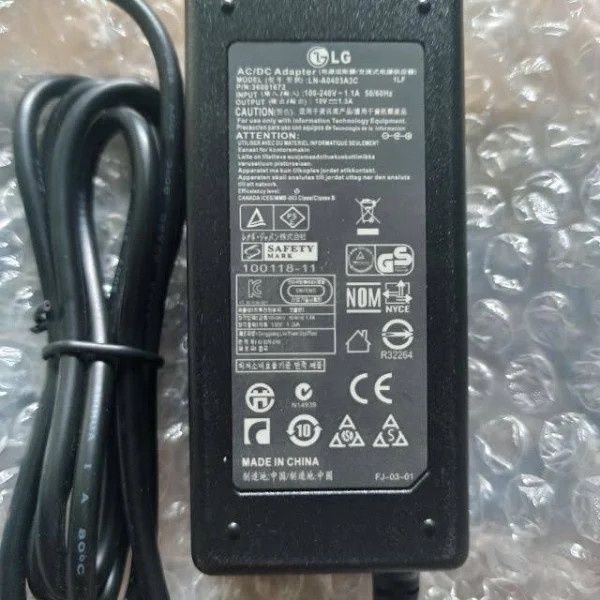 LG Monitor Adapter 19V 1.3A Charger Dc size 6.4*4.4mm | Lazada PH