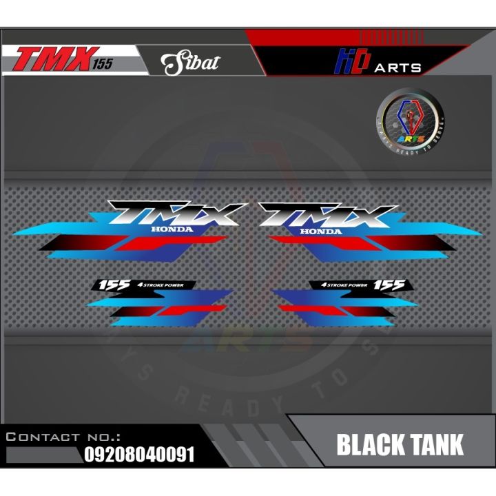 Honda TMX 155 Sibat : Customized Motorcycle Decals Laminated NO Fade ...