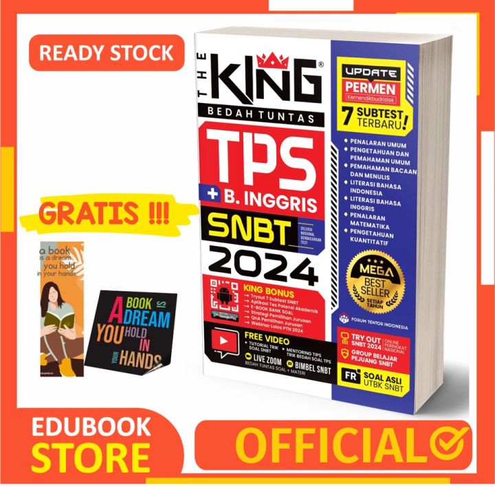 Best Seller The King Bedah Soal And Materi Tps Utbk Sbmptn 2024 Bonus