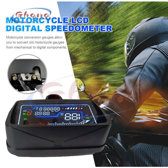 TMX125 Motorcycle LED Digital Meter RPM Assy For Honda CG125 ...