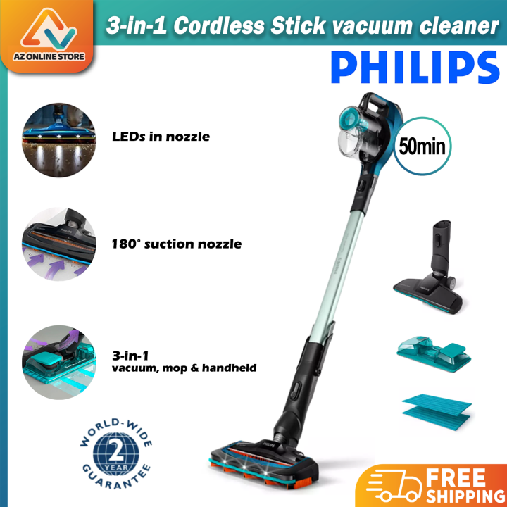 Philips Cordless Stick Vacuum Cleaner Speedpro Aqua Fc6728 01 at Jason ...