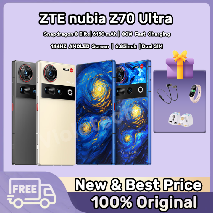 ZTE Nubia Z70 Ultra Mobile Phone/Nubia Snapdragon 8 Elite 144Hz AMOLED ...