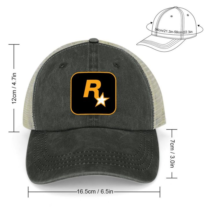 [yihan] Awesome Rockstar Games Design Cowboy Hat Rave Golf Hat Man ...