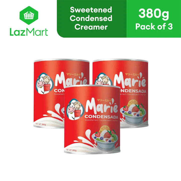Marie Condensada Sweetened Condensed Creamer 380g - Pack of 3 | Lazada PH