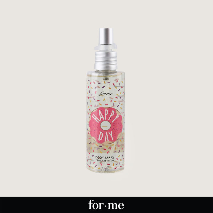 ForMe Happy Day Body Spray Perfume for Women 75ML (Yellow) | Lazada PH