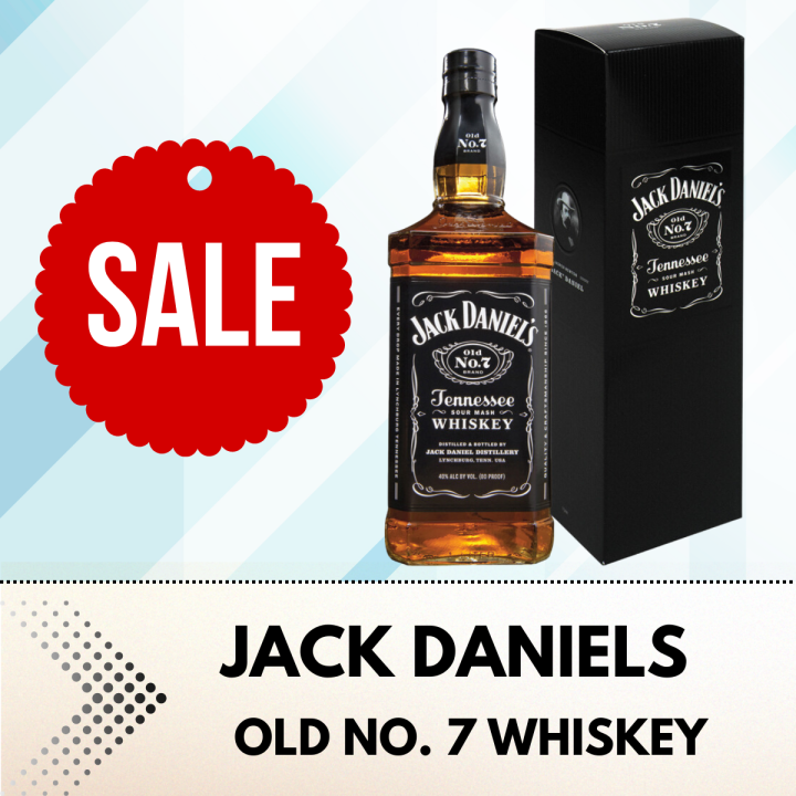 Jack Daniel's Old No.7 Tennessee Whiskey 1L | Lazada PH