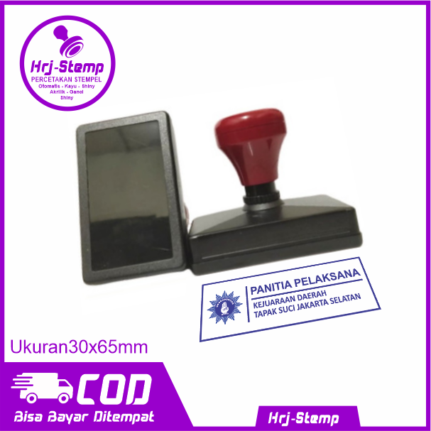 Cetak Stempel Otomatis 1 Warna | Cap Stempel Standar Nama Dan No Telp ...