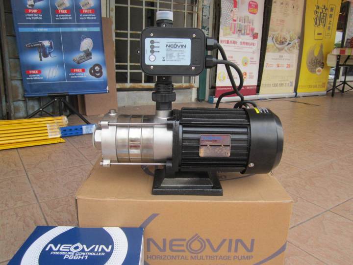 Neovin 1.0HP (0.75kW) Stainless Steel Horizontal Multi-Stage Pump | Lazada