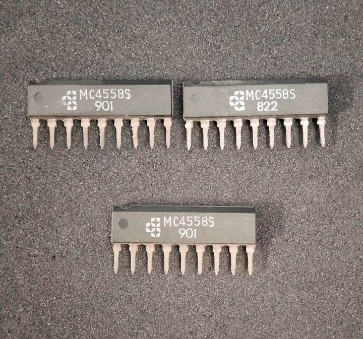 IC M4558S M 4558 S Wide Bandwidth Dual Bipolar Operational Amplifier ...