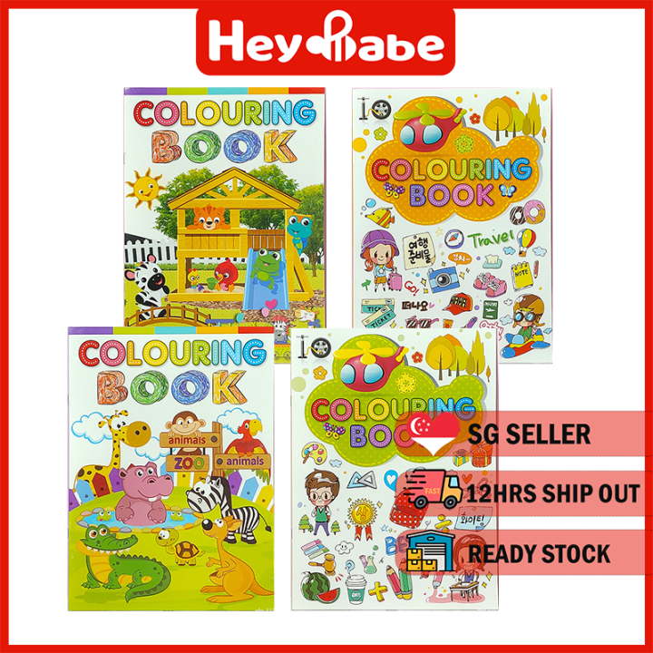 Coloring book for children, Early Learning painting booklet for kids ...