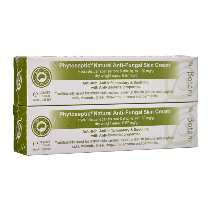 Botani Phytoseptic Anti Fungal Cream Twin Pack For Rash Eczema ...