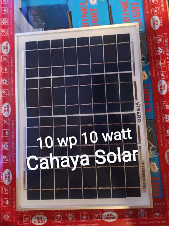 SOLAR PANEL 10 WP PANEL SURYA PEMBANGKIT LISTRIK TENAGA SURYA 10WP ...