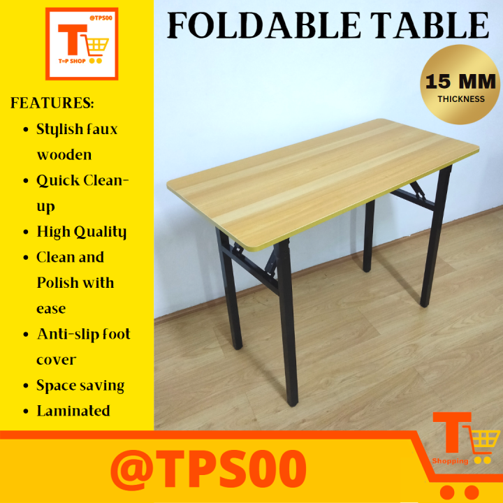 FOLDABLE TABLE - DINING TABLE / OFFICE TABLE / STUDY TABLE (MAHOGANY ...