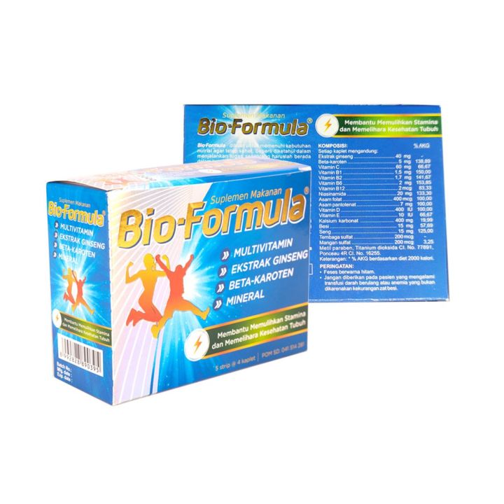 Bio Formula Multivitamin 1 Box isi 5 Strip | Lazada Indonesia