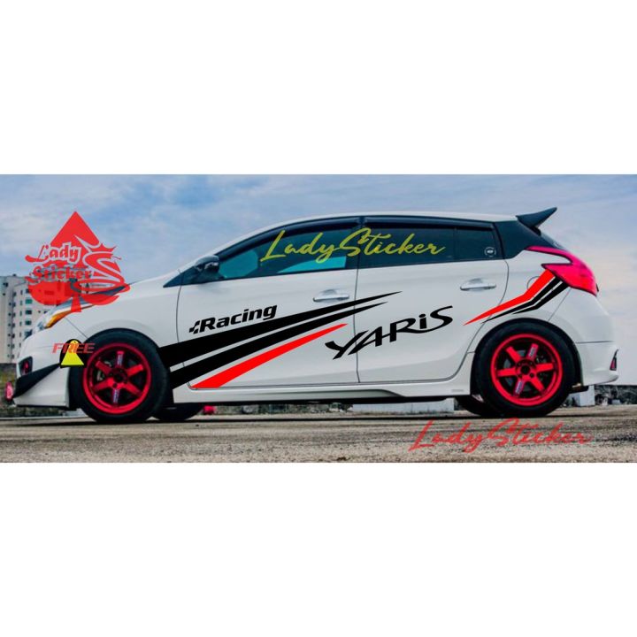 STICKER MOBIL YARIS STRIPING STICKER LIST SAMPING MOBIL TOYOTA YARIS ...