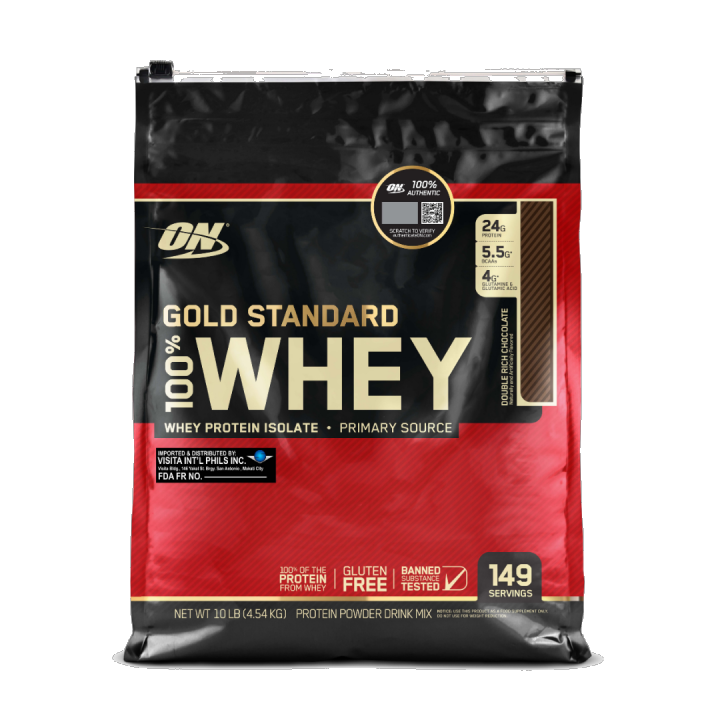 Optimum Nutrition Whey Protein Powder 5lbs ON Gold Standard 100% Whey Muscle Powder | Lazada PH