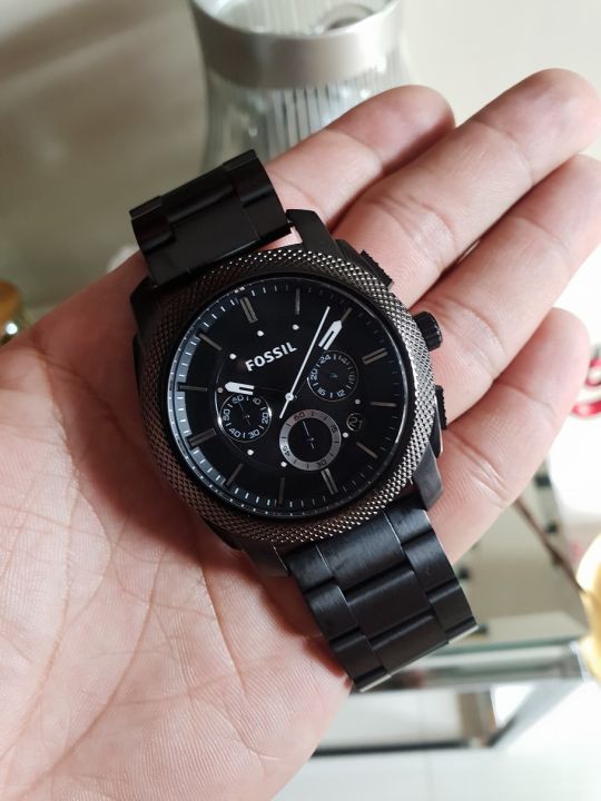 Guaranteed Original Fossil FS4662 Machine Chronograph Stainless Steel ...