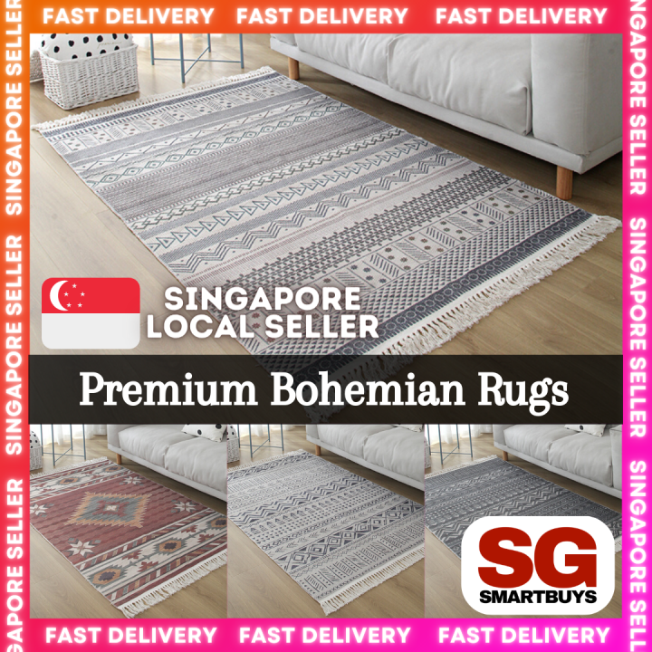 🇸🇬[SGSMARTBUYS]🔥 NO.1 LOCAL CARPET SELLER ★ MOROCCAN BOHEMIAN STLYE ...