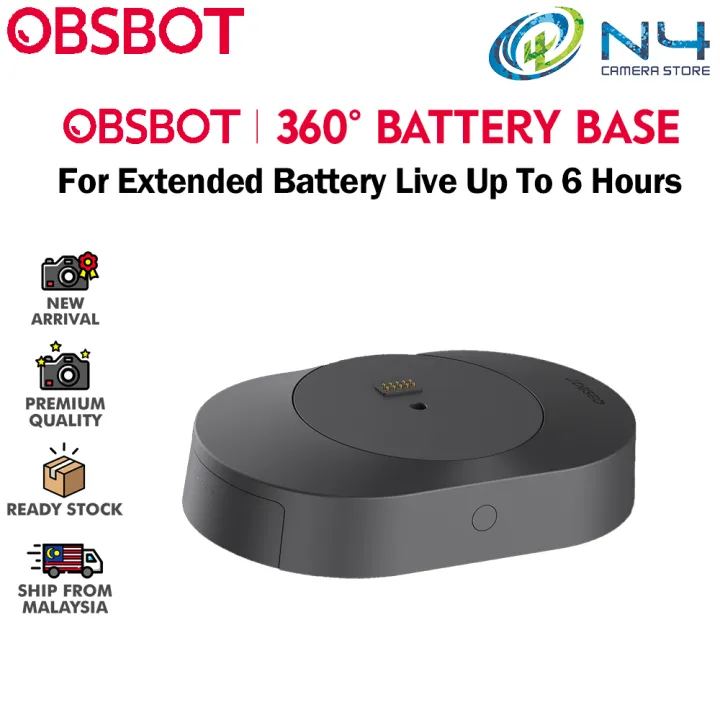 OBSBOT 360° Battery Base Rotating Base With Battery For Extended ...
