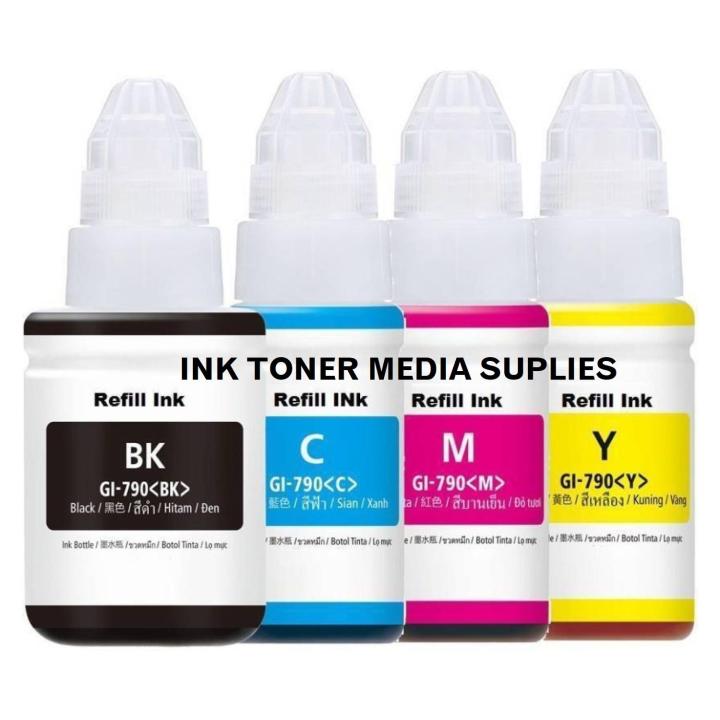 New Canon Compatible Gl-790 Gl790 Gi790 Gi-790 Refill Ink G-Series Cymk ...