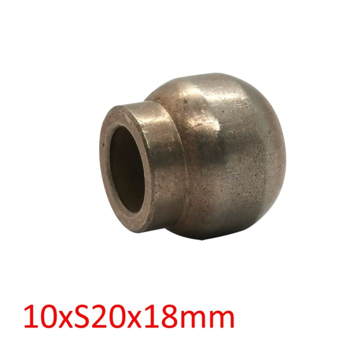 【HOT】 10mm hole copper alloy sintered bearing bush 20mm outer sphercial ...