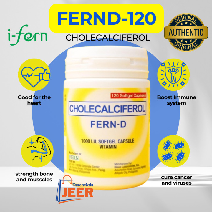 If ern Product Brand Fe rn D 120s and 60s Vitamin D Softgels ...