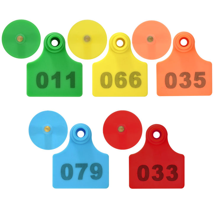 Plastic TPU Ear Tags Farm Animal Ear Labels Identification Cards for ...