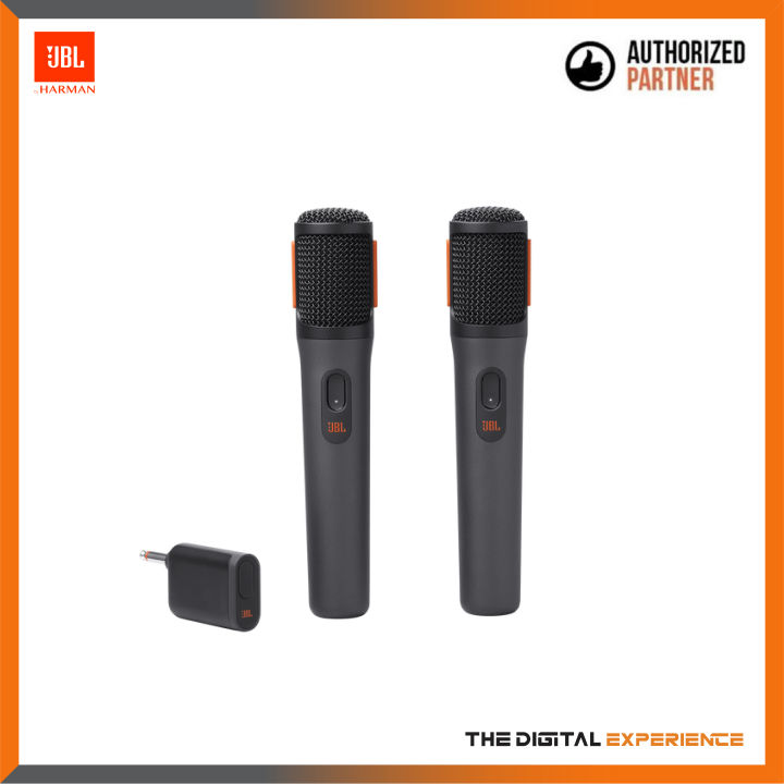 JBL PartyBox Wireless Mic, High Quality Pro Sound, Plug and Play, Receiver Up to 20 Hours ...