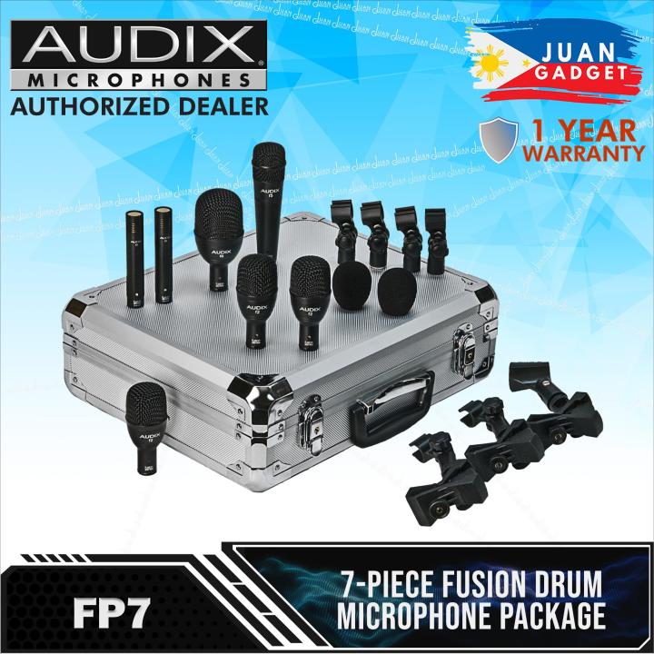 Audix FP7 - 7-Piece Fusion Drum Microphone Package | JG Superstore ...