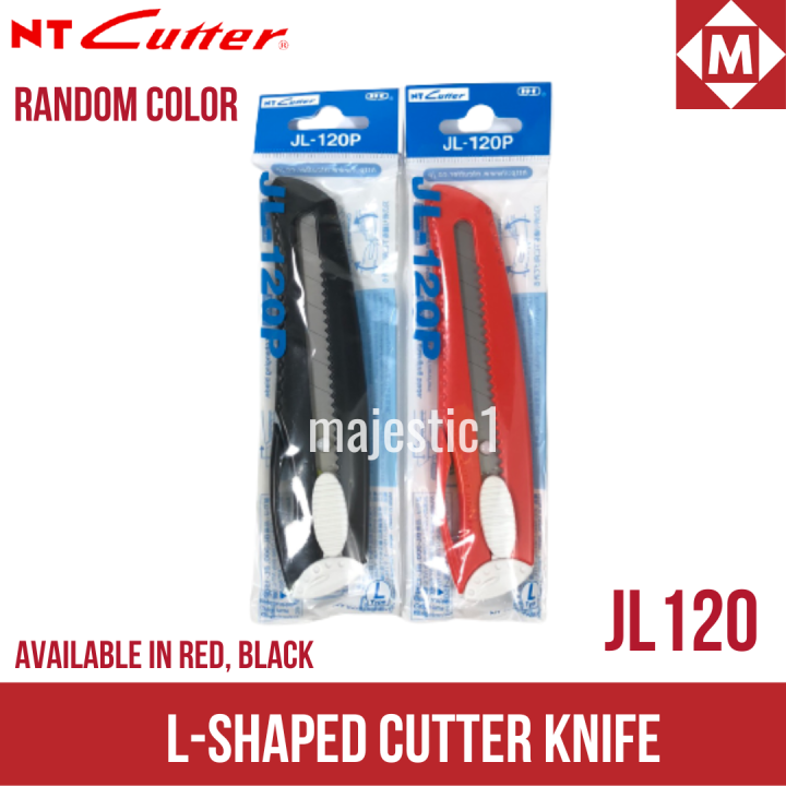 NT Cutter Durable L-Shaped Cutter Knife JL120 (RANDOM COLOR) | Lazada PH