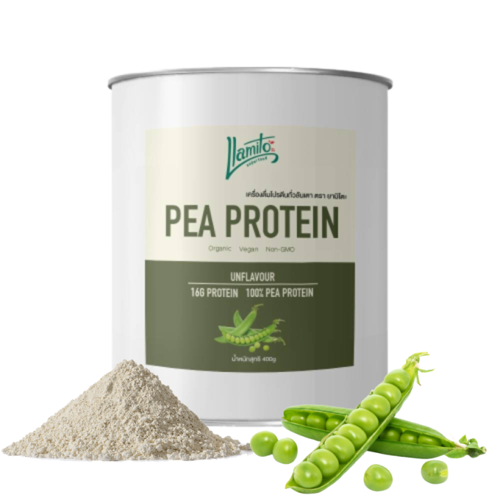 Pea Protein Powder Organic☘️🔥ผงโปรตีนถั่วลันเตา ผงโปรตีน ออร์แกนิค คัด ...