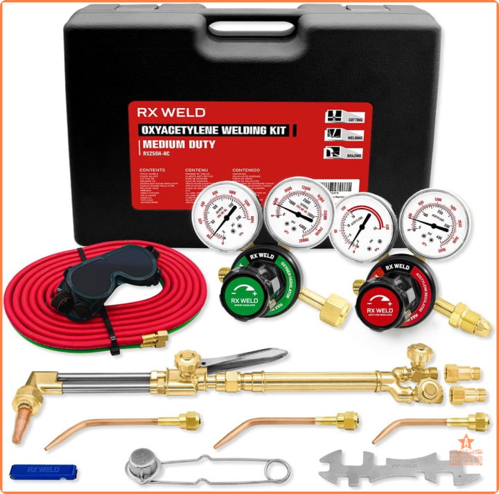 [op006] Oxygen Acetylene Torch Kit, Gas Cutting Welding Kit Portable ...