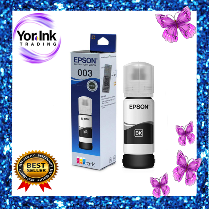 Epson 003 (Black) Original Ink Bottle | Lazada PH