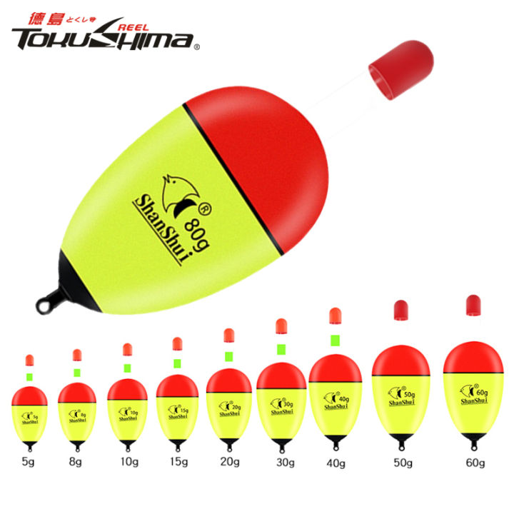 1PC 5-80g EVA Foam Fishing Bobber Fishing Floats Bobbers Buoys for Pike Perch Carp Bass Buoyancy ...