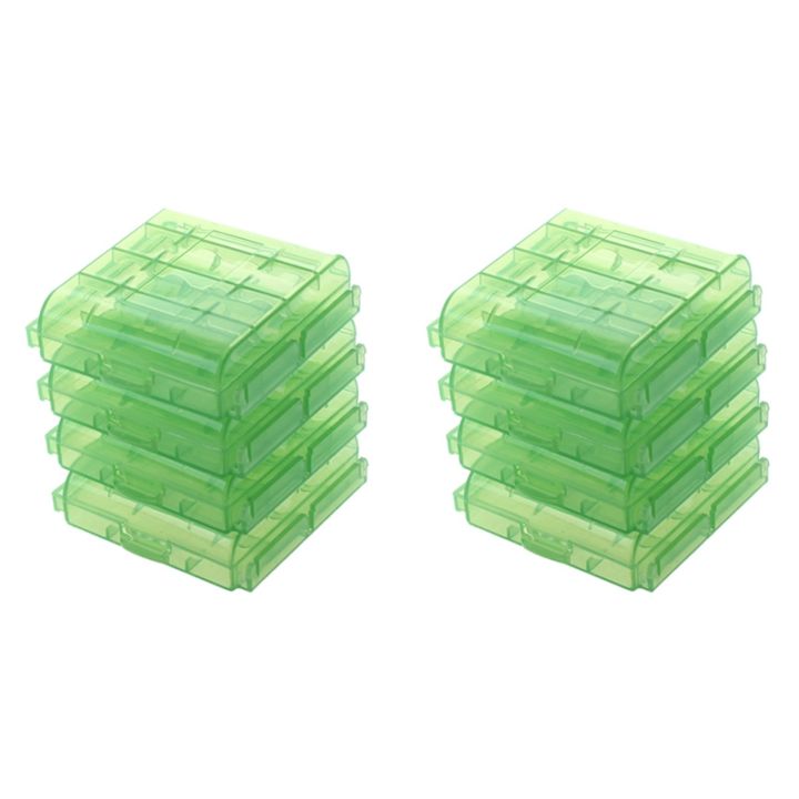 Pack of 8 PCS AA / AAA Battery Storage Hard Case Box-Green | Lazada.co.th