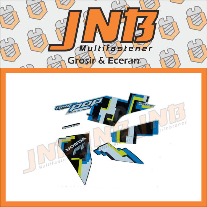 Sticker Striping Honda Beat 2016 POP CW Lis Les Polet Body Motor ...
