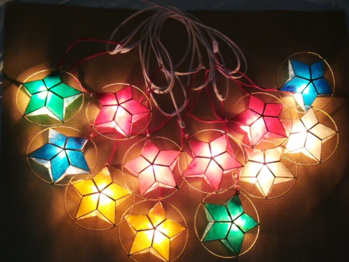 AUTHENTIC CAPIZ STARLET LIGHTS IN MULTICOLOR SHELLS | Lazada PH