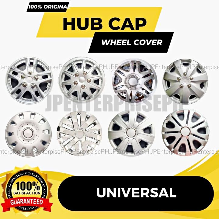 4 PCS Set Silver Universal Wheel Cover Hub cap 12"or 13" 14" 15" 16 ...