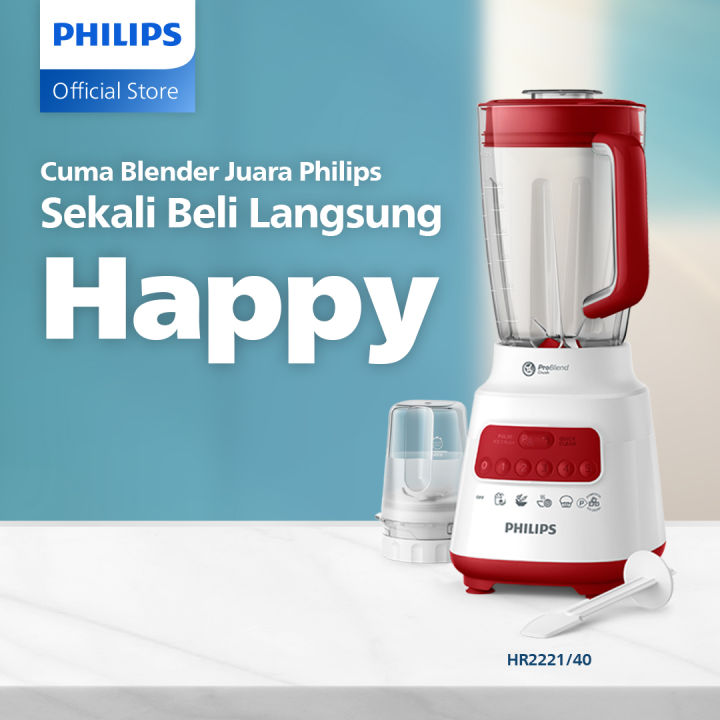 Blender Philips Plastik 2 liter - 5000 Series HR2221/40 - Blender jus ...