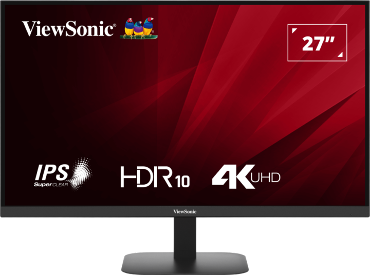 ViewSonic VA2708-4K-MHD 27” IPS 4K UHD Monitor with Built in Speaker ...
