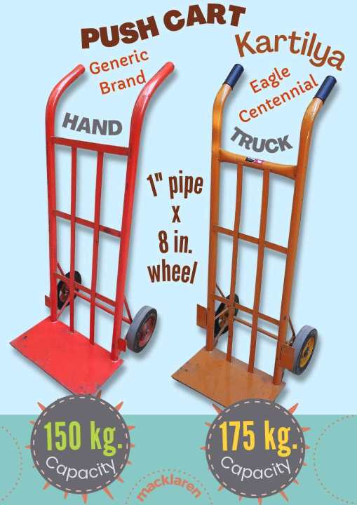 Pushcart ️ Push Cart ️ Trolley ️ 1" pipe x 8" wheel ️ Heavy Duty ️ ...