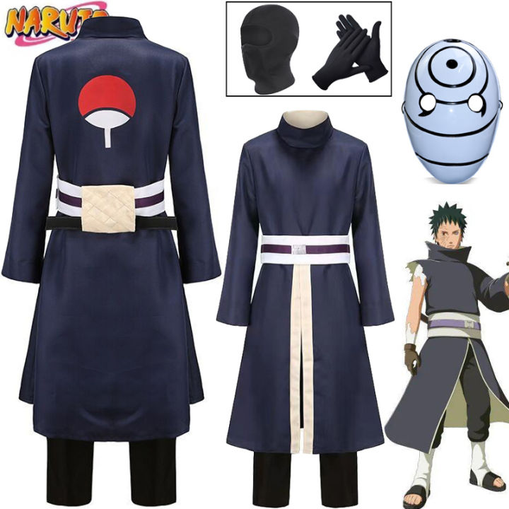 Anime Naruto Cosplay Costumes For Adult Men Uchiha Obito Costume ...