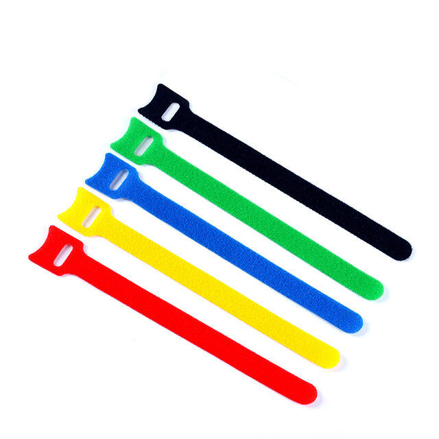 JT-COM 10/30/50/100 Pcs Detachable Cable Ties Reusable Reverse Velcro ...