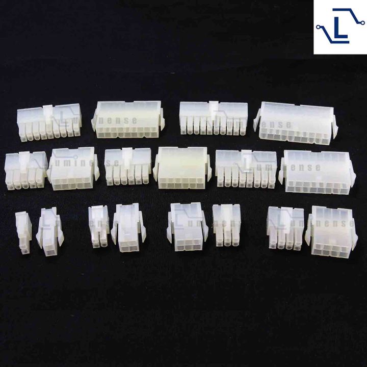 [Luminense] Molex 2 To 24 Pin Way 4.2mm Multi Plug Connector Sets Male ...