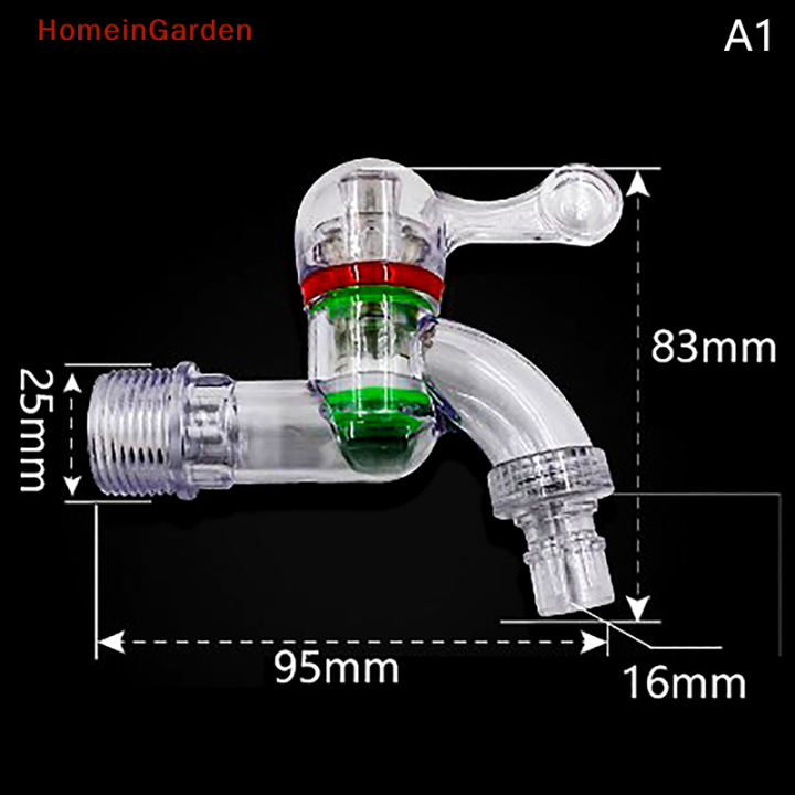 HomeinGarden Transparent Explosion-proof Plastic Water Nozzle Washing ...