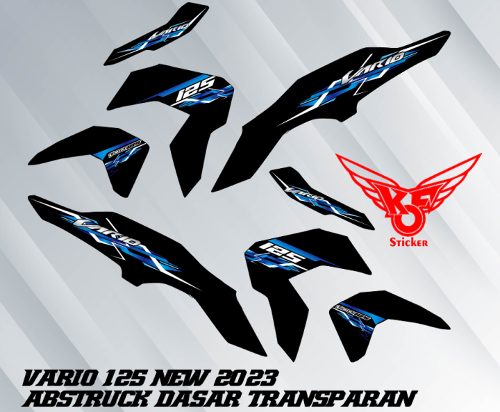 Striping list variasi stiker variasi motor VARIO 125 NEW 2022-2023 ...